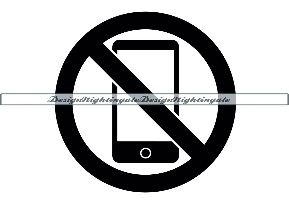No Cell Phone Sign SVG No Photo SVG No Mobile Phone SVG No - Etsy