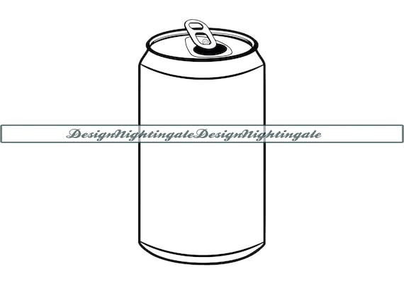 Pop Can Outline