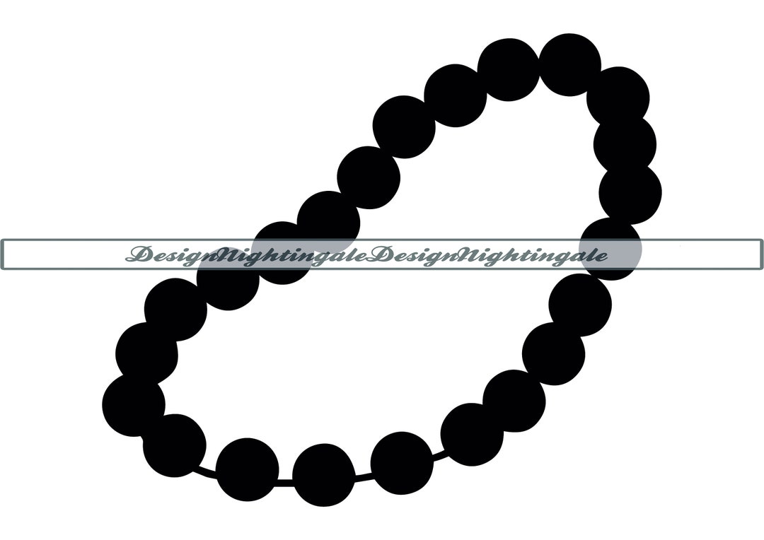 Pearl Necklace SVG, Pearls Svg, Pearl Necklace Clipart, Pearl Necklace ...