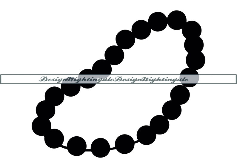 Pearl Necklace SVG Pearls Svg Pearl Necklace Clipart Pearl - Etsy