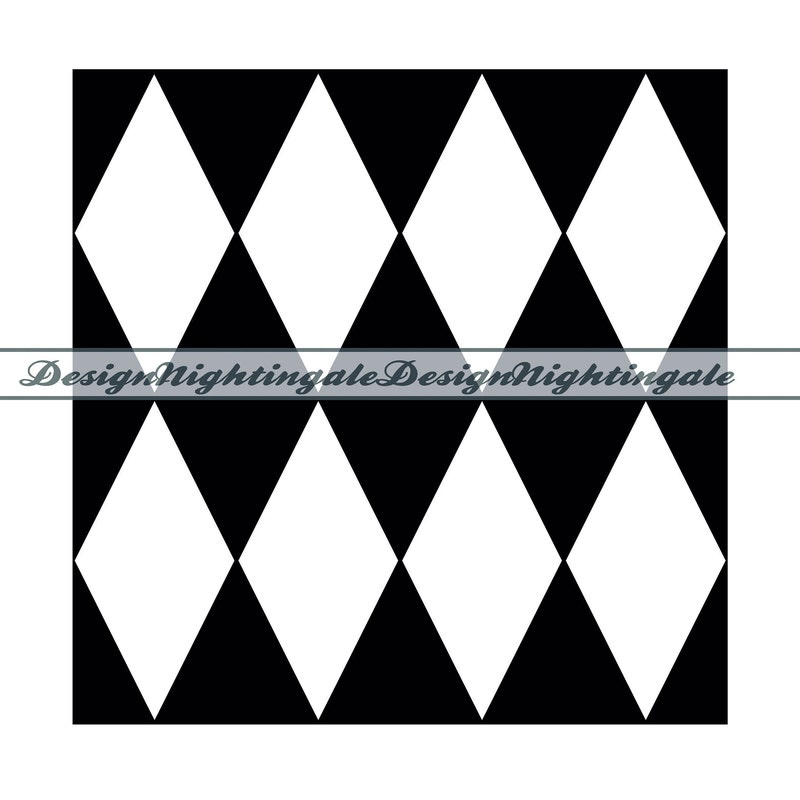 Diamond Pattern Svg - Etsy