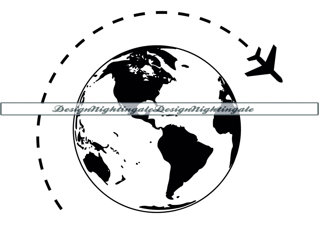 Travel SVG, Airplane SVG, Vacation Svg, World Traveler, Flight, Files ...