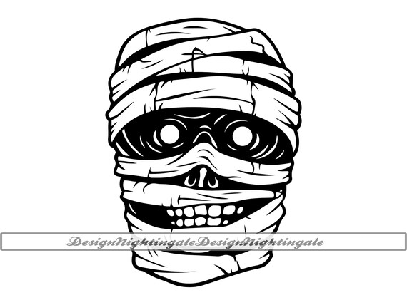 Mummy Head Clipart