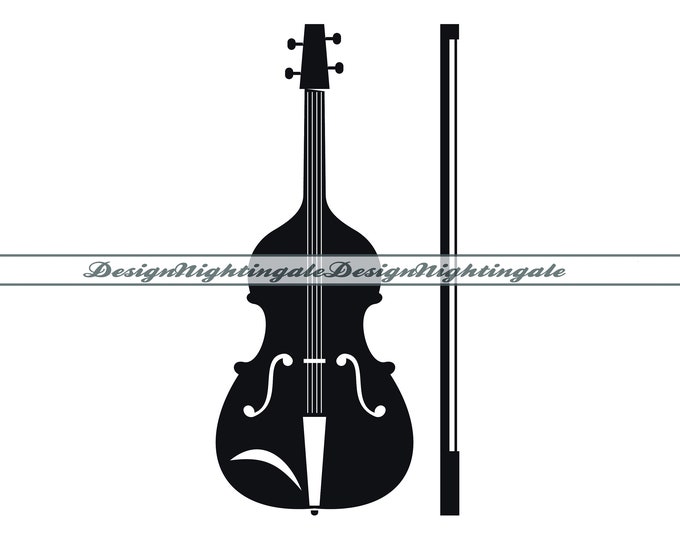 Violin SVG #6 Violin DXF, Violin PNG, Violin Clipart, Violin Silhouette ...