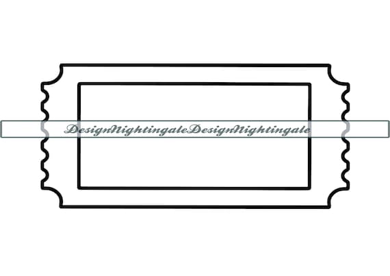 Raffle Ticket Border