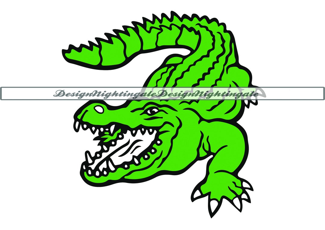 Crocodile SVG, Alligator SVG, Crocodile Clipart, Crocodile Files for ...