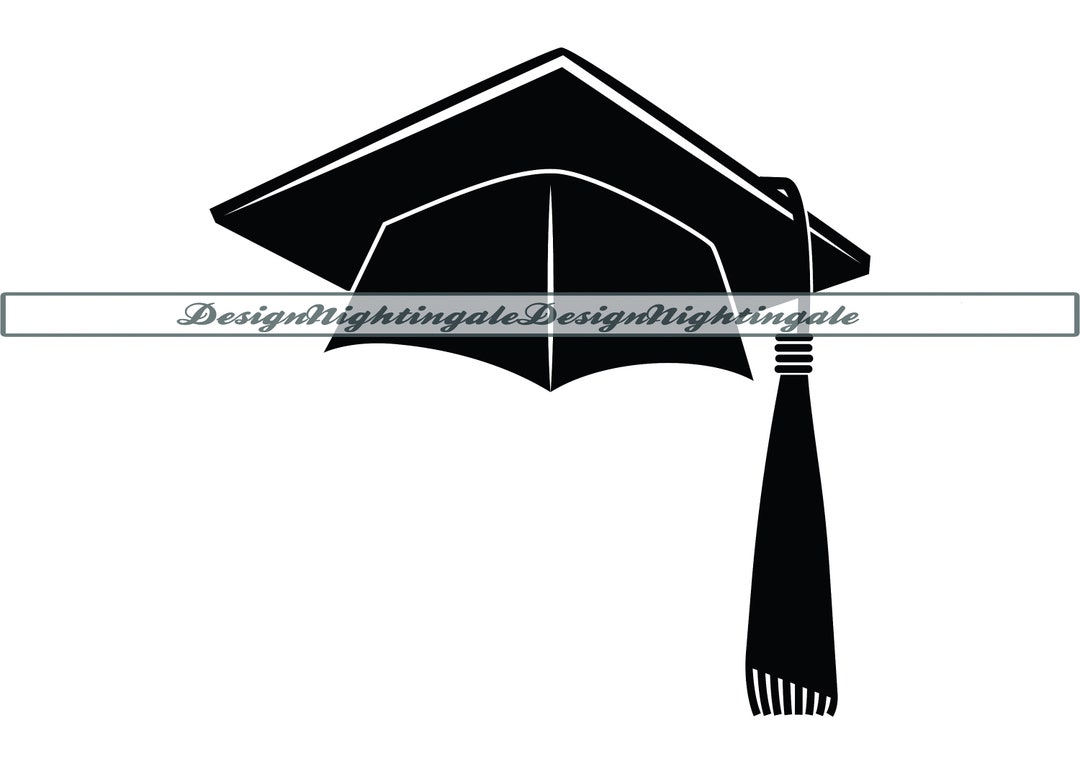 Graduation Cap #2 SVG, Graduation Cap Clipart, Graduation Cap Files for ...