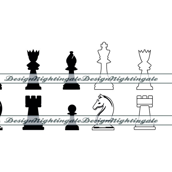 Chess Cut Files - Etsy