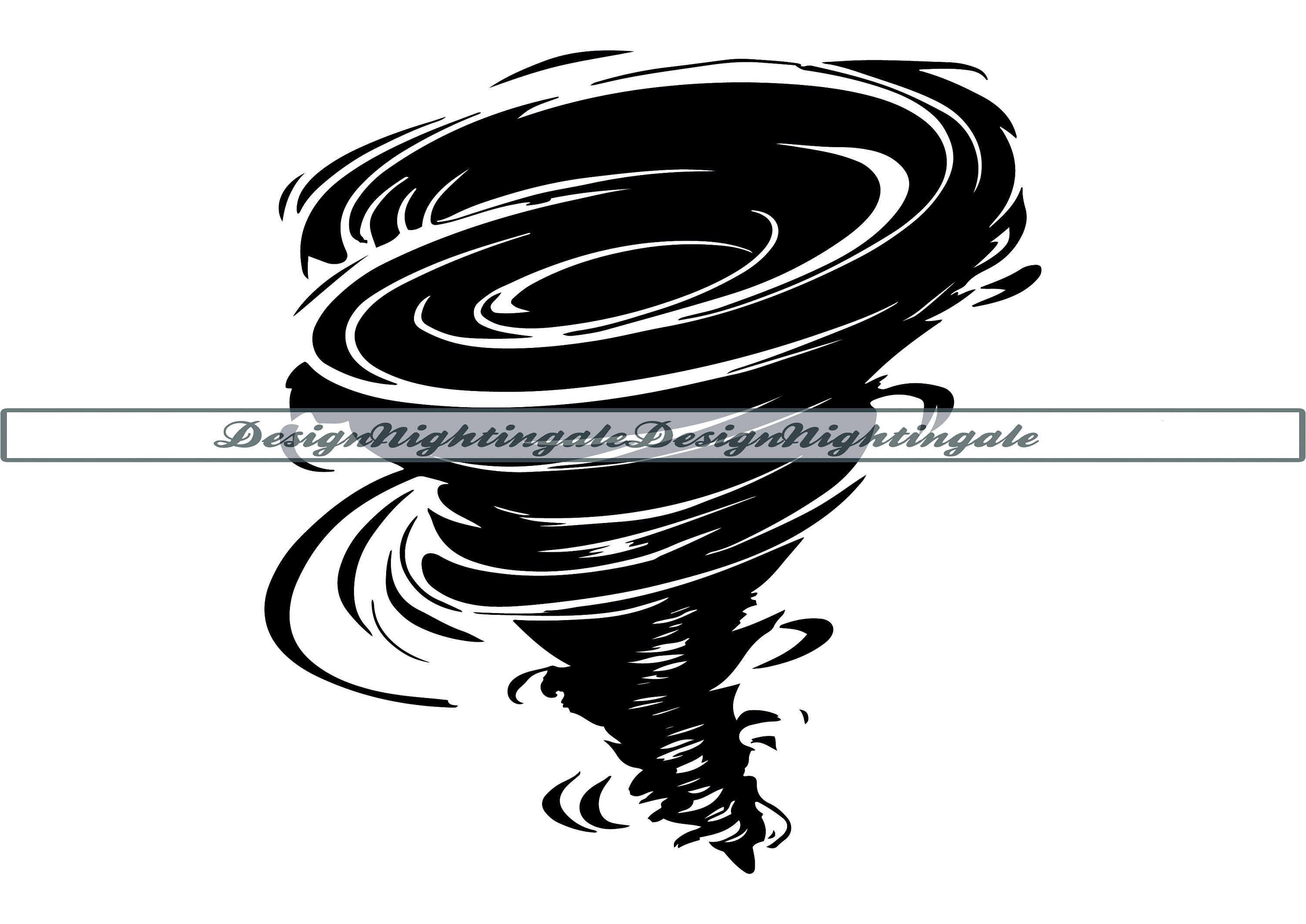 Tribal Tornado Tattoo