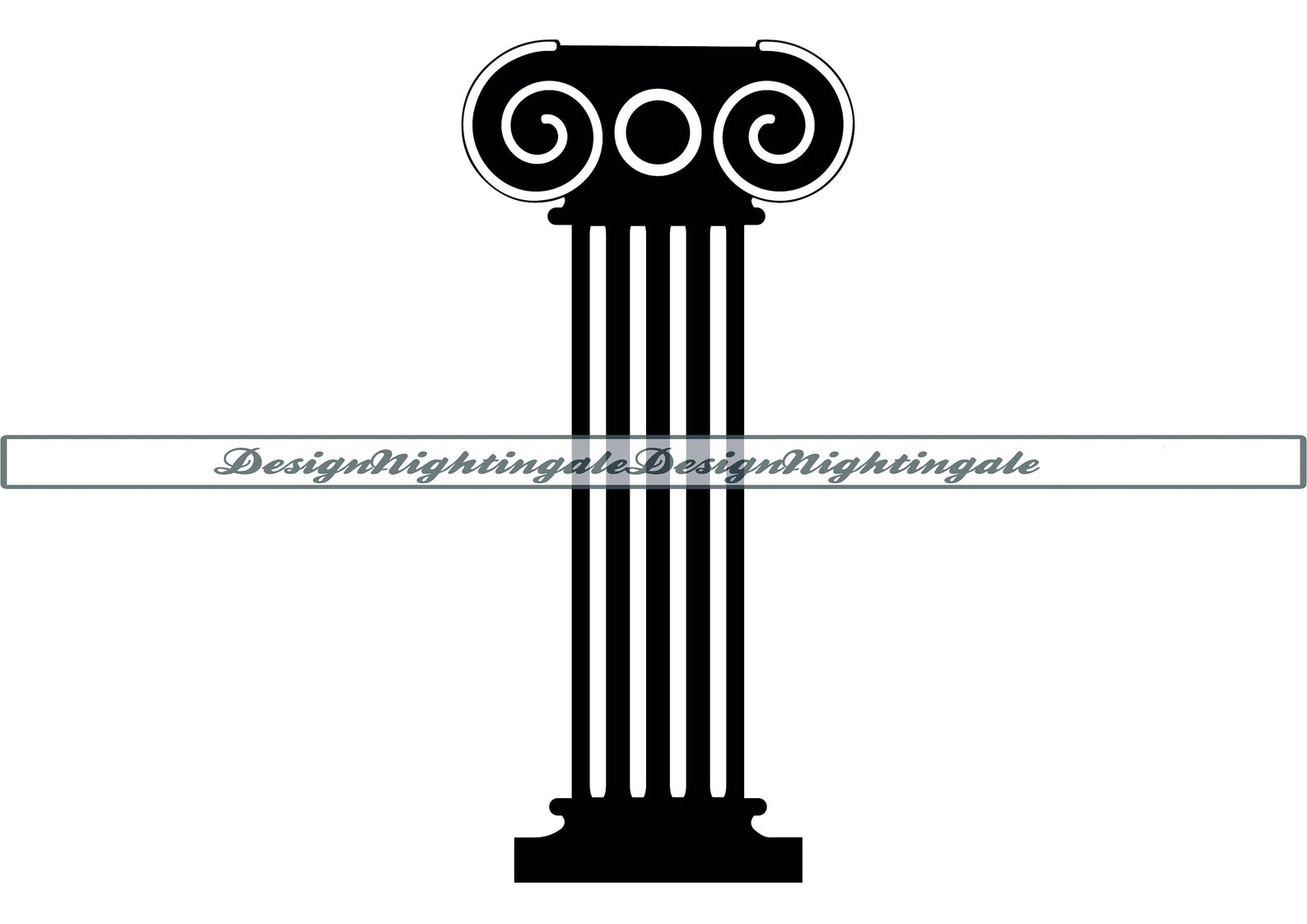 Column 3 SVG Pillar SVG Architecture SVG Column Pillar | Etsy