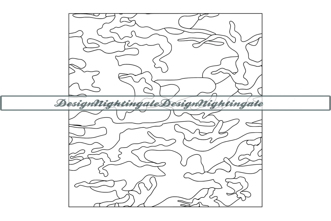 Camo Pattern SVG, Seamless Camouflage Print (digital Files) - Etsy
