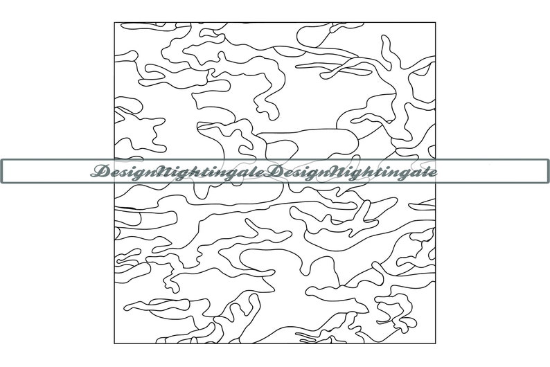 Camo Pattern SVG Camouflage SVG Army Print SVG Military - Etsy