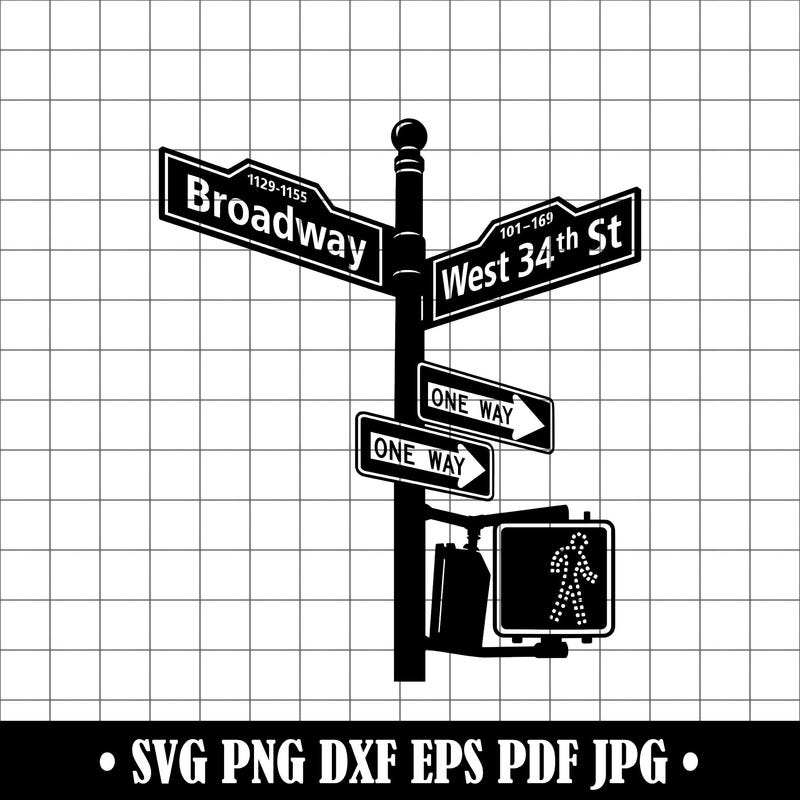 City Street Sign - Etsy