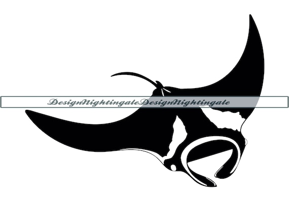 Manta Ray SVG Hahalua SVG Hawaiian Ocean Animal SVG Manta - Etsy