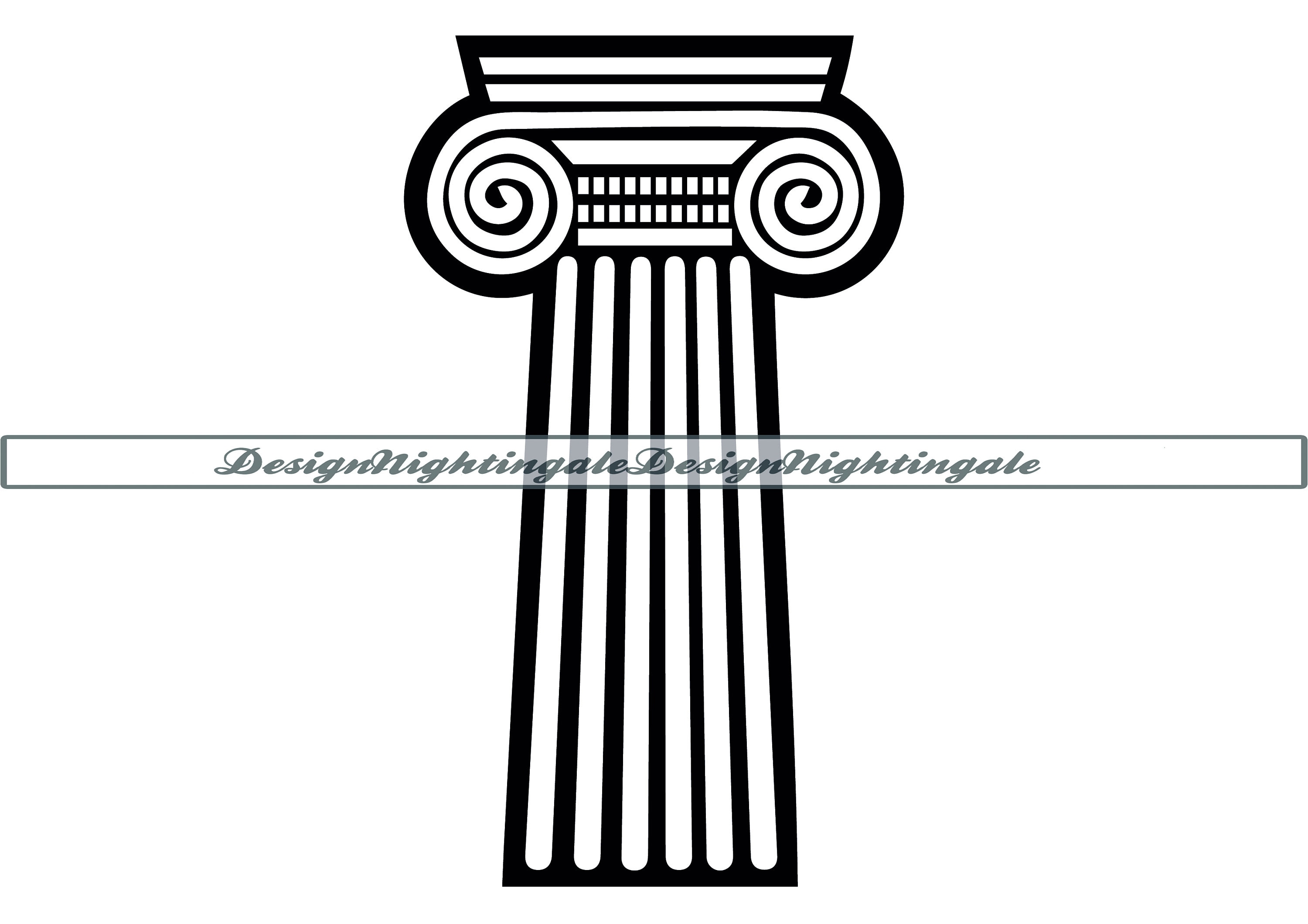 Column 5 SVG Pillar SVG Architecture SVG Column Pillar - Etsy
