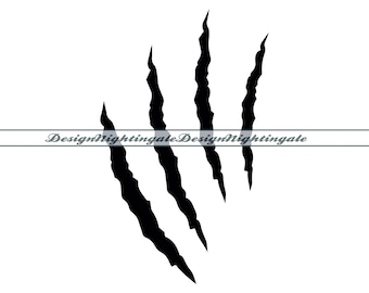 Dinosaur Claw Marks Png - Etsy