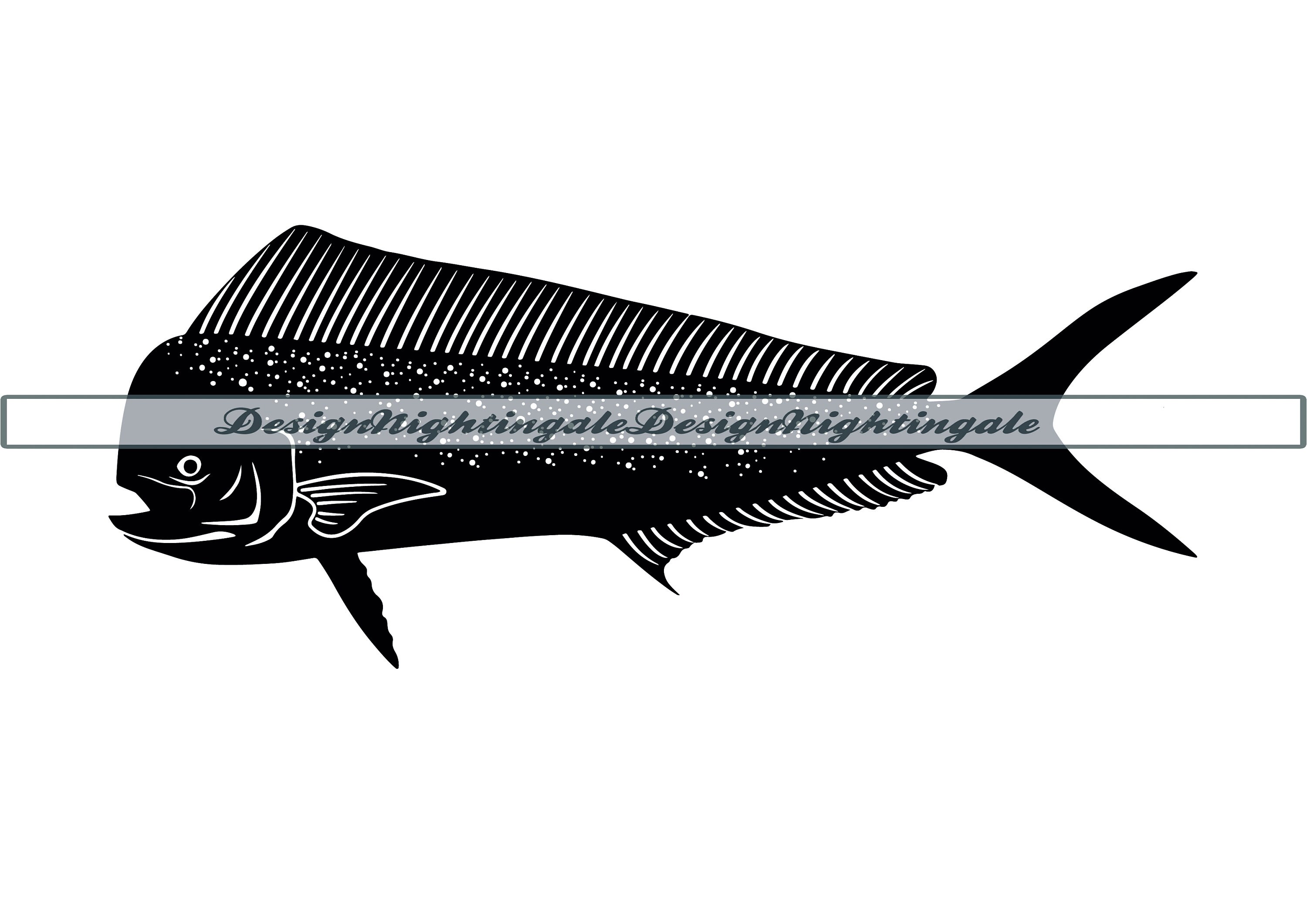 Mahi-mahi SVG Fishing SVG Fish SVG Fishing Clipart Fishing - Etsy Norway