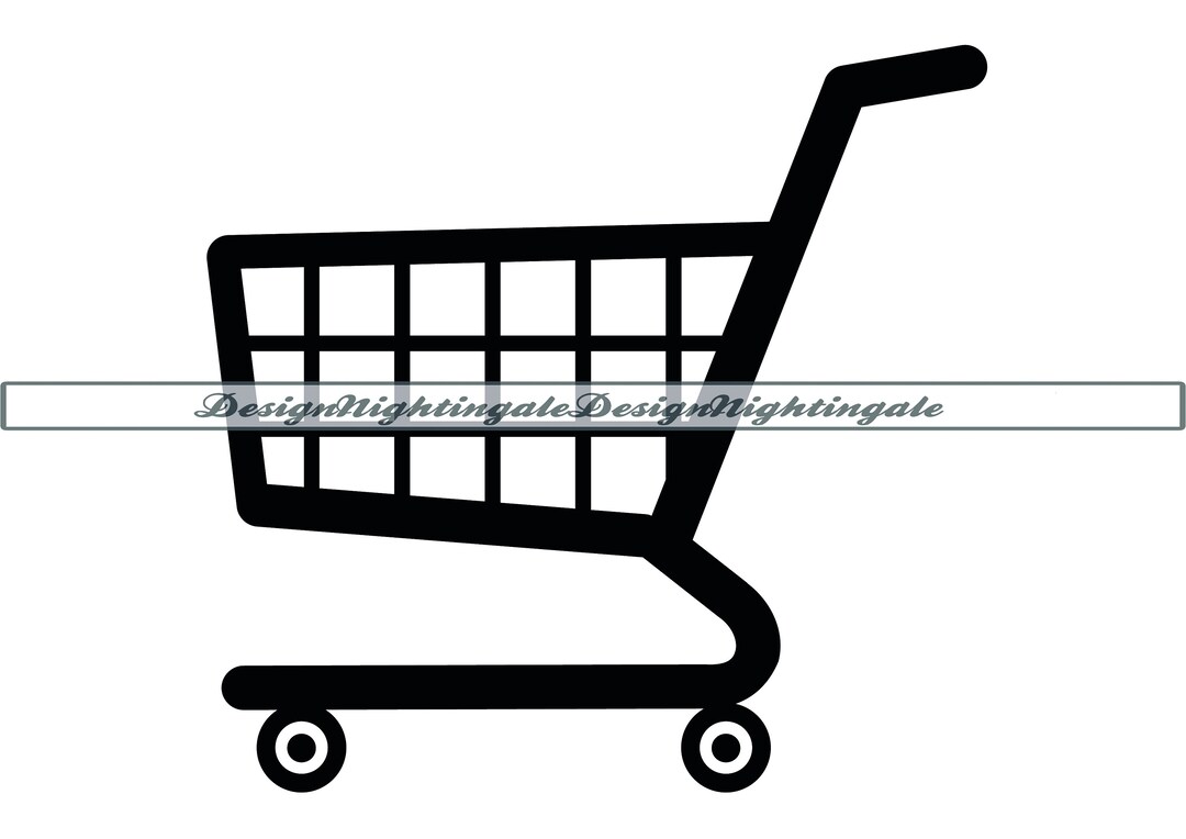 Shopping Cart #2 SVG, Shopping SVG, Supermarket SVG, Shopping Cart ...