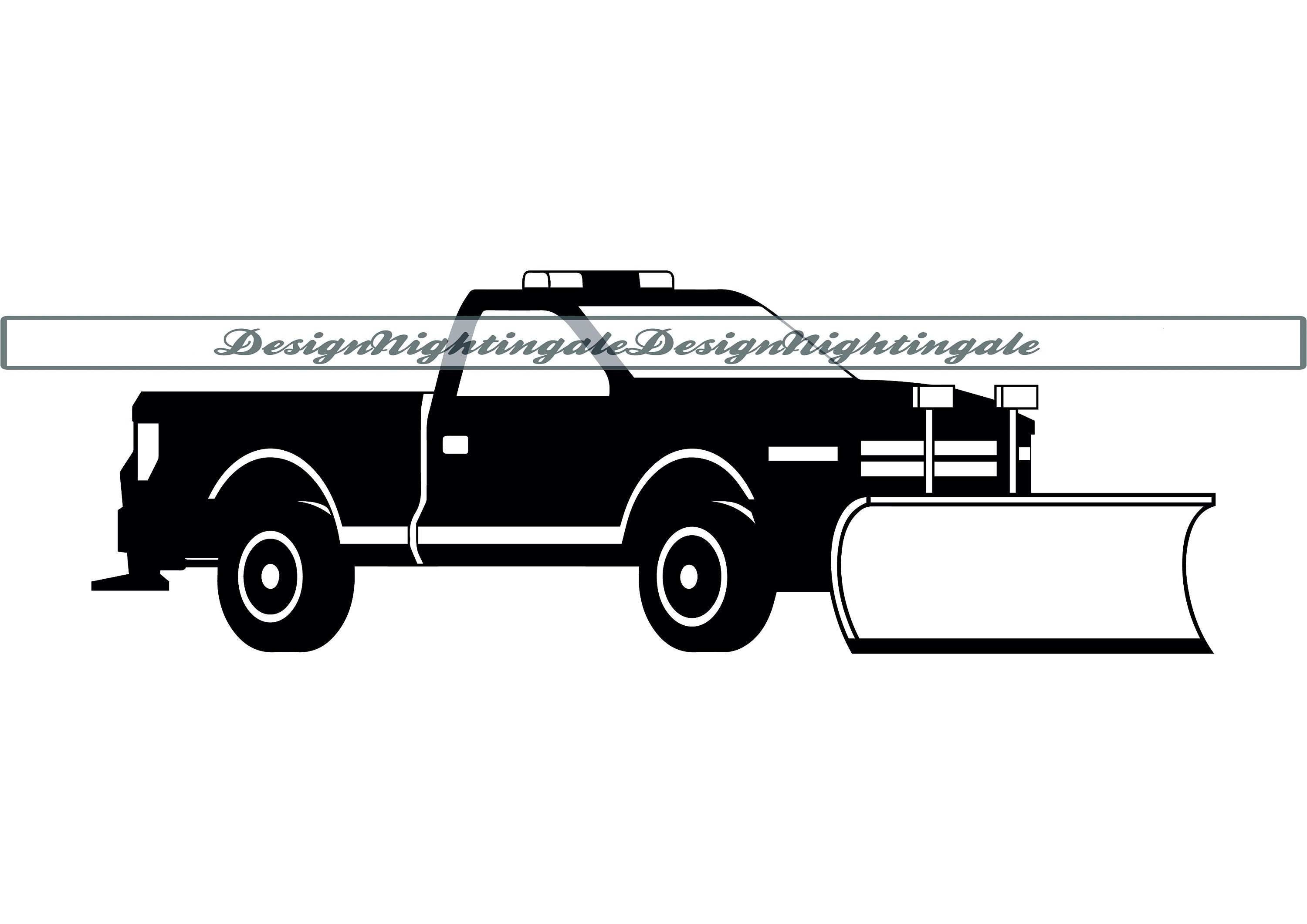 Snowplow SVG, Snow Truck SVG, Snowplow Clipart, Snowplow Files for ...
