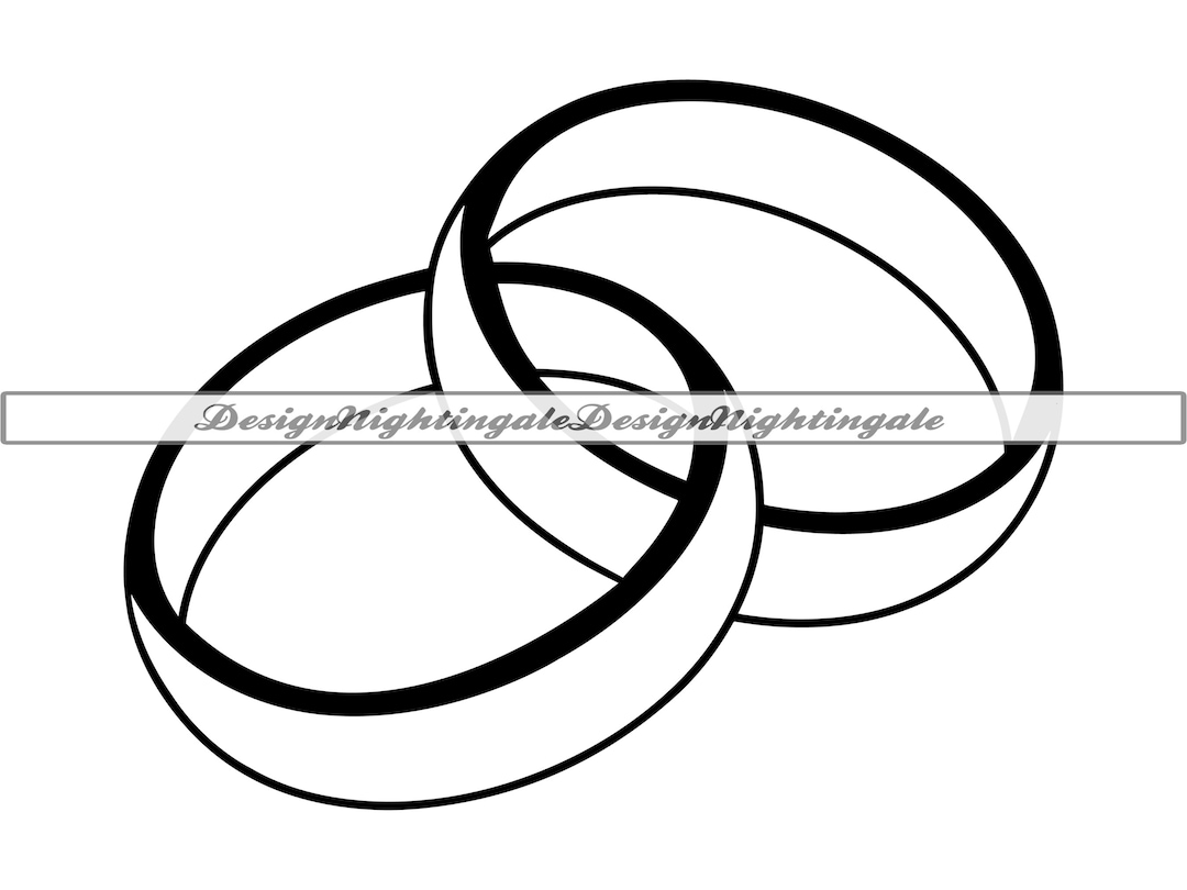 Marriage Rings #3 SVG, Wedding Rings SVG, Wedding SVG, Engagement Ring ...