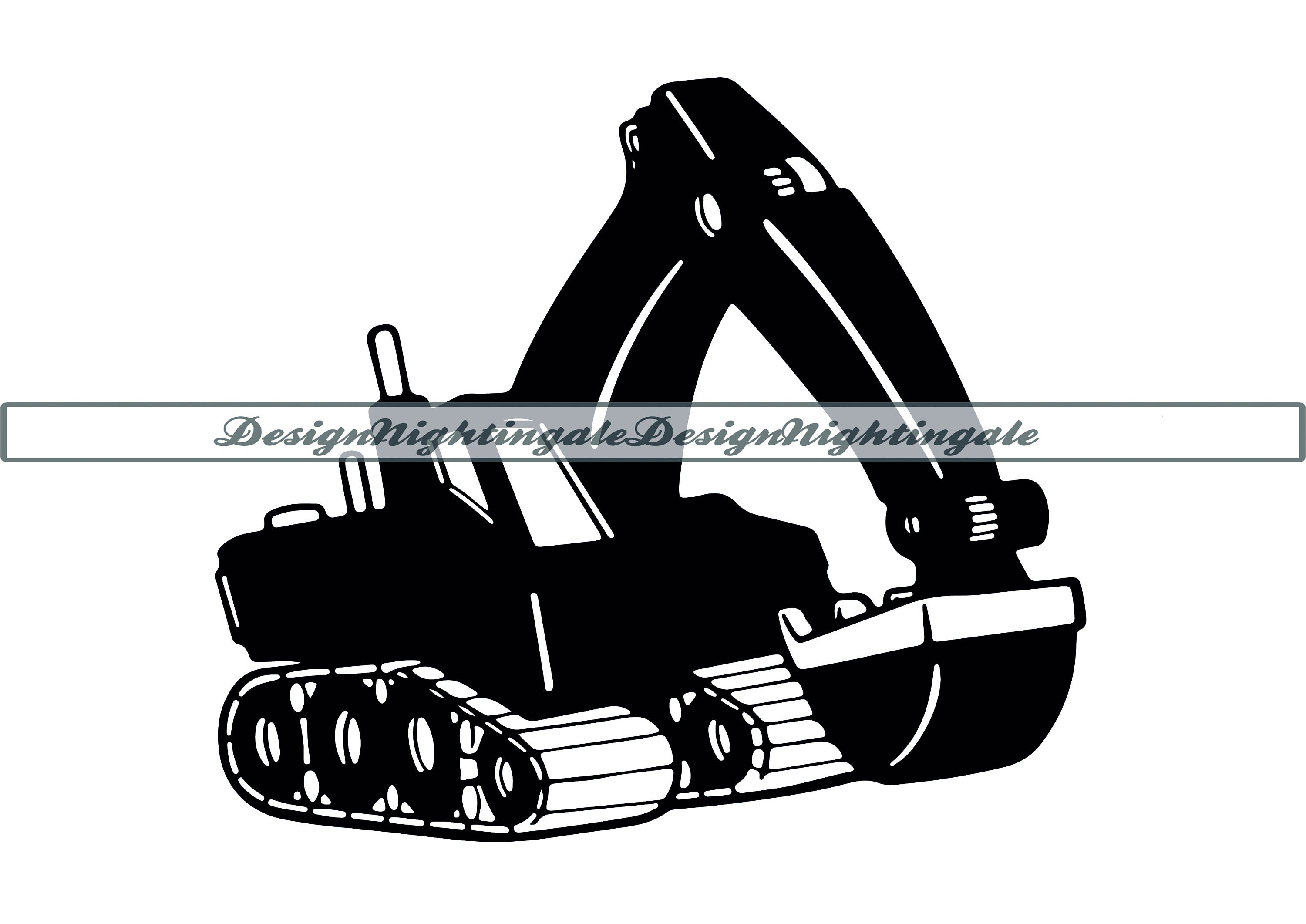 Excavator 2 SVG Heavy Equipment SVG Pipeliner SVG | Etsy