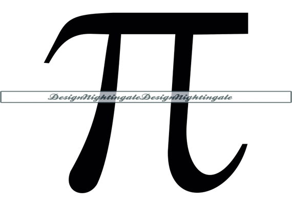 Pi Symbol SVG Pi Mathe Symbol SVG griechischer Buchstabe Pi - Etsy.de