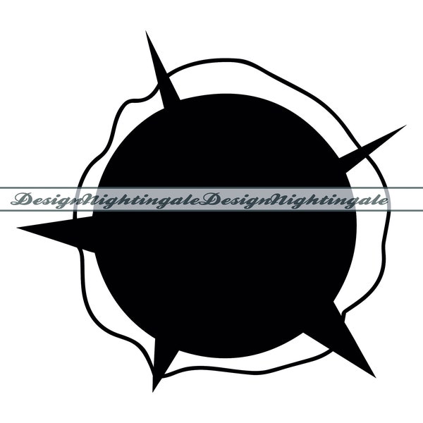 Bullet Hole Decal - Etsy UK