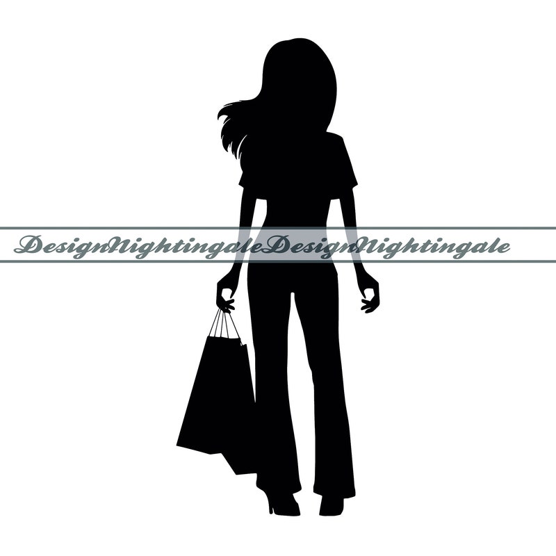 Shopping Girl - Etsy