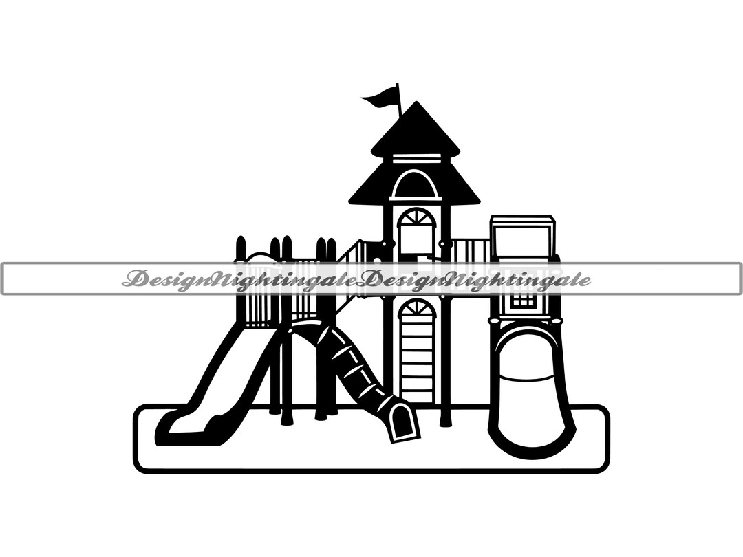 Playground SVG, Kids Svg, Playground Clipart, Playground Files for ...