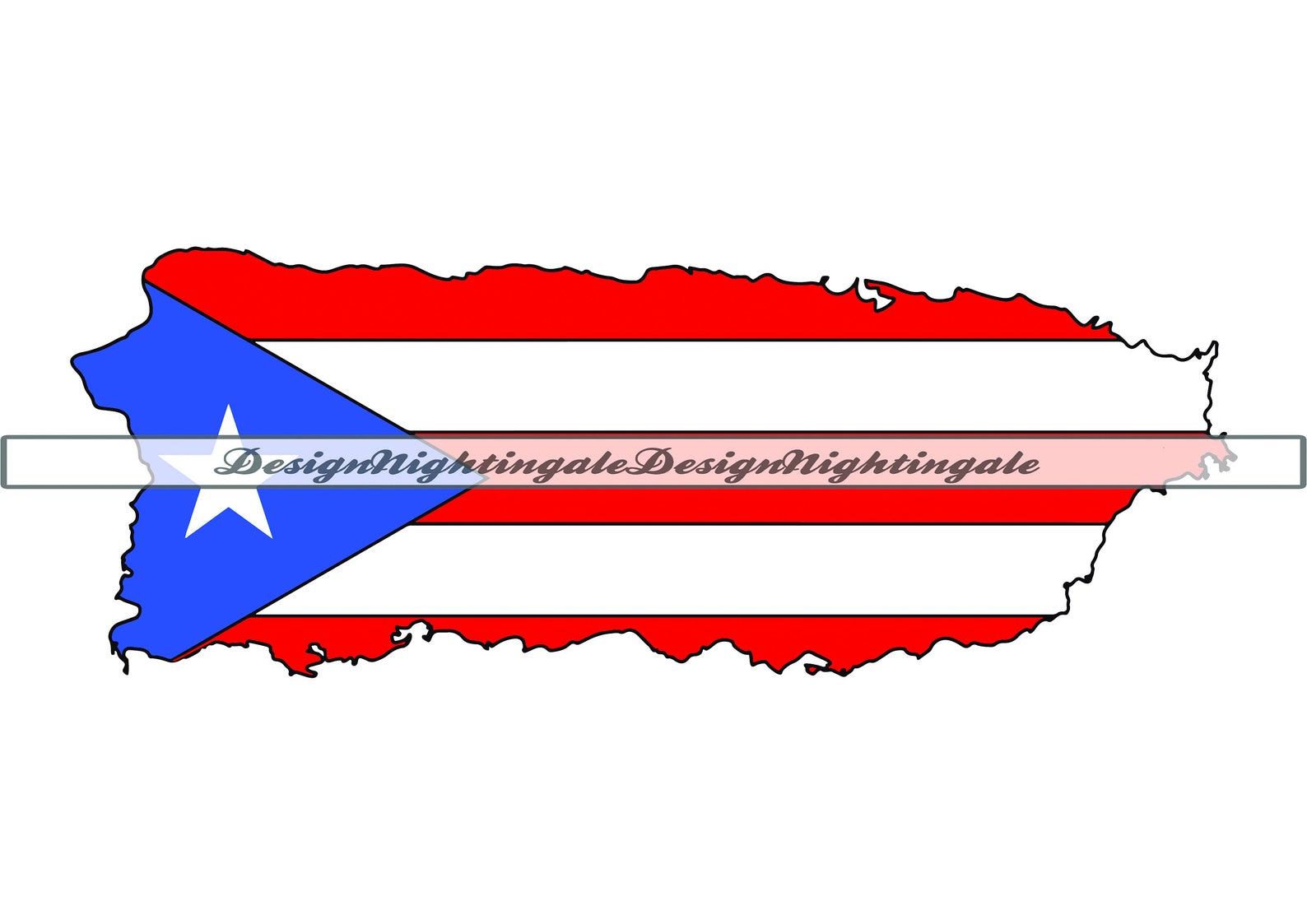 Puerto Rico Map SVG Puerto Rico Flag SVG Puerto Rico Map - Etsy