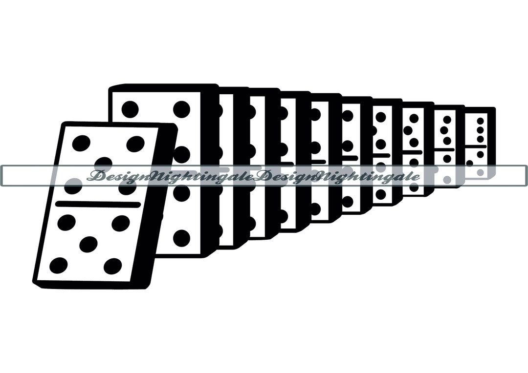 Dominoes SVG, Domino Effect SVG, Domino Svg, Dominoes Clipart, Dominoes ...