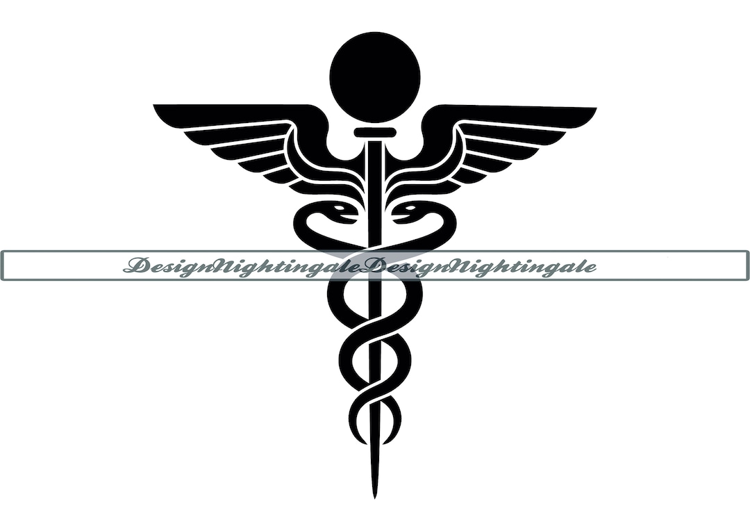 Medical Symbol SVG, Caduceus Symbol SVG, Healthcare Svg, Caduceus ...