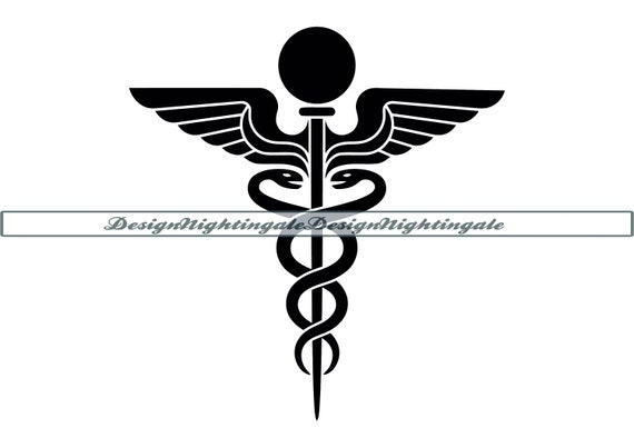 Medical Symbol SVG Caduceus Symbol SVG Healthcare Svg - Etsy