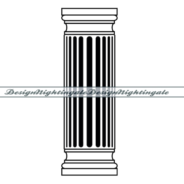 Architecture Pillar Column Vector - Etsy