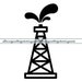 Oil Drilling Rig SVG, Oil Derrick SVG, Oilfield SVG, Roughneck Svg ...