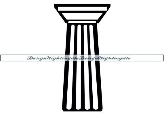 Column 6 SVG Pillar SVG Architecture SVG Column Pillar | Etsy