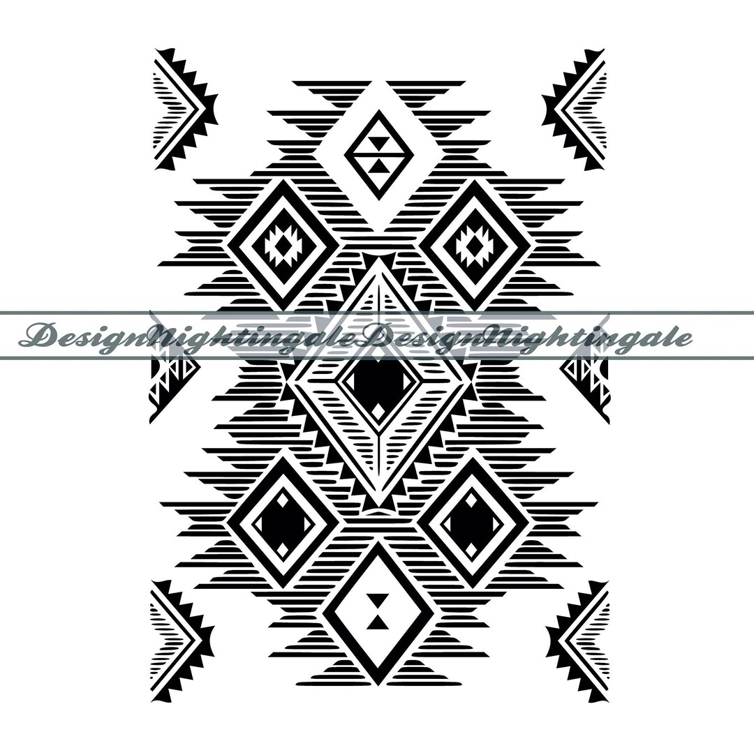 Aztec Pattern #2 SVG, Tribal Pattern SVG, Southwest Pattern SVG ...