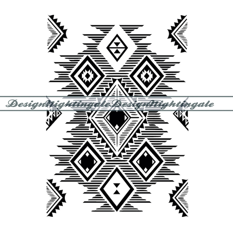 Aztec Pattern 2 SVG Tribal Pattern SVG Southwest Pattern | Etsy
