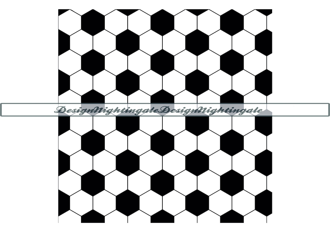 Soccer Ball Pattern 2 SVG Seamless Soccer Pattern Clipart - Etsy