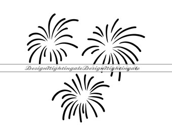 Fireworks SVG, Celebration SVG, Fireworks Clipart, Fireworks Files for ...