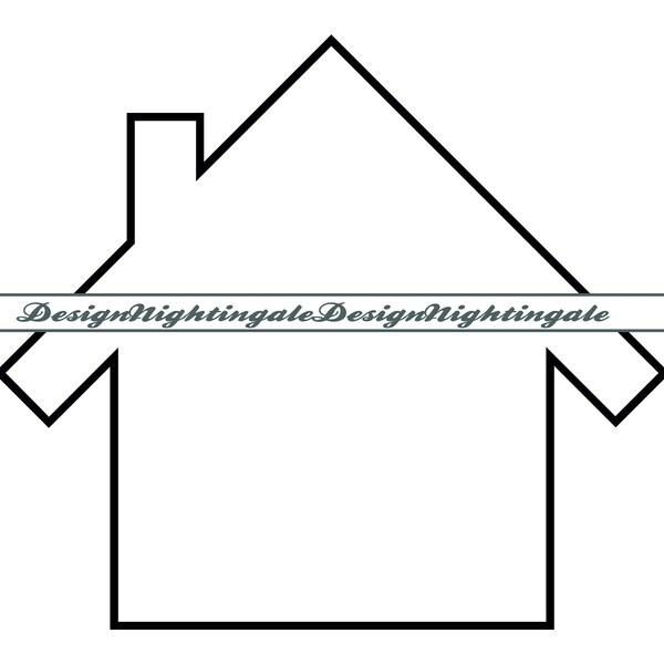 House Shaped Frame - Etsy