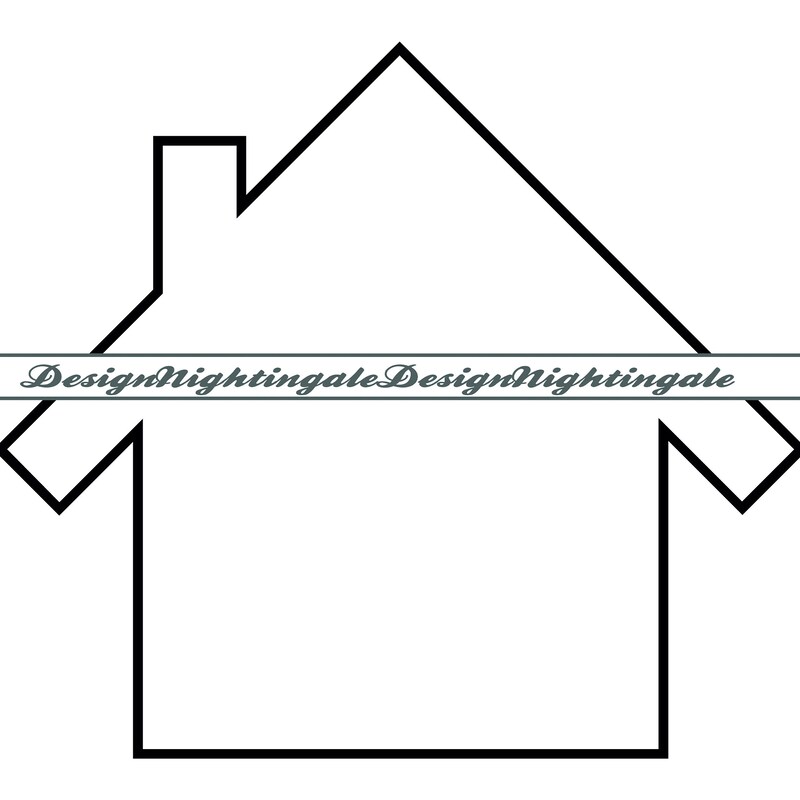 House Shaped Frame - Etsy