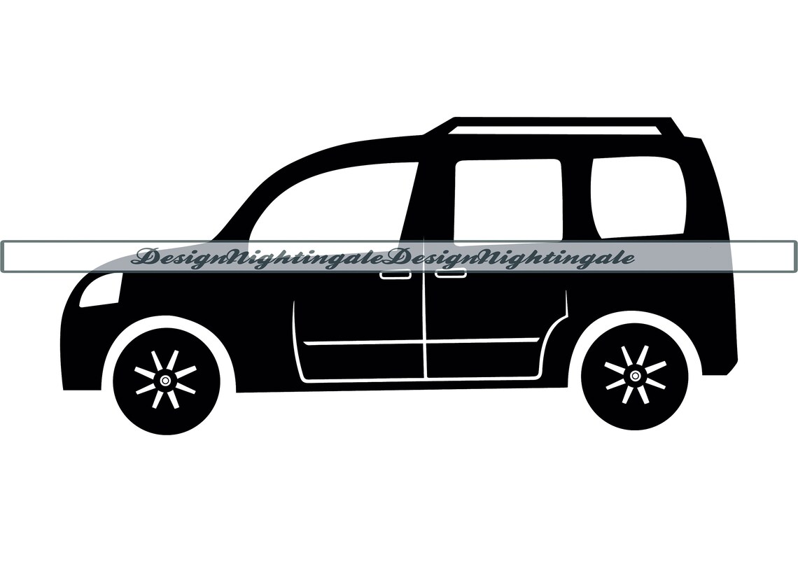 Minivan SVG Minivan Silhouette SVG Mini Van SVG Minivan - Etsy