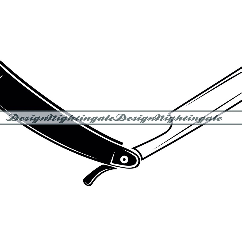 Straight Razor Svg - Etsy