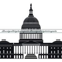 Washington DC Capitol SVG, US Capitol Cut File (digital Download) - Etsy