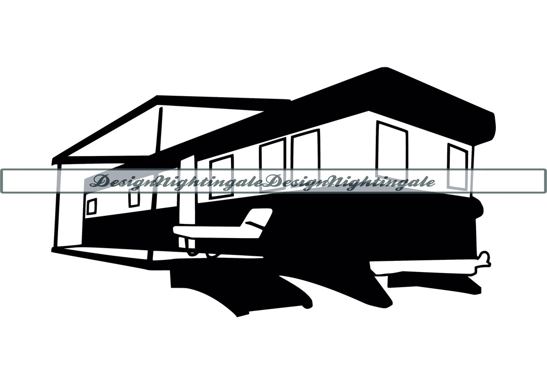 Mobile Home SVG, Trailer Home SVG, Mobile Home Clipart, Mobile Home ...
