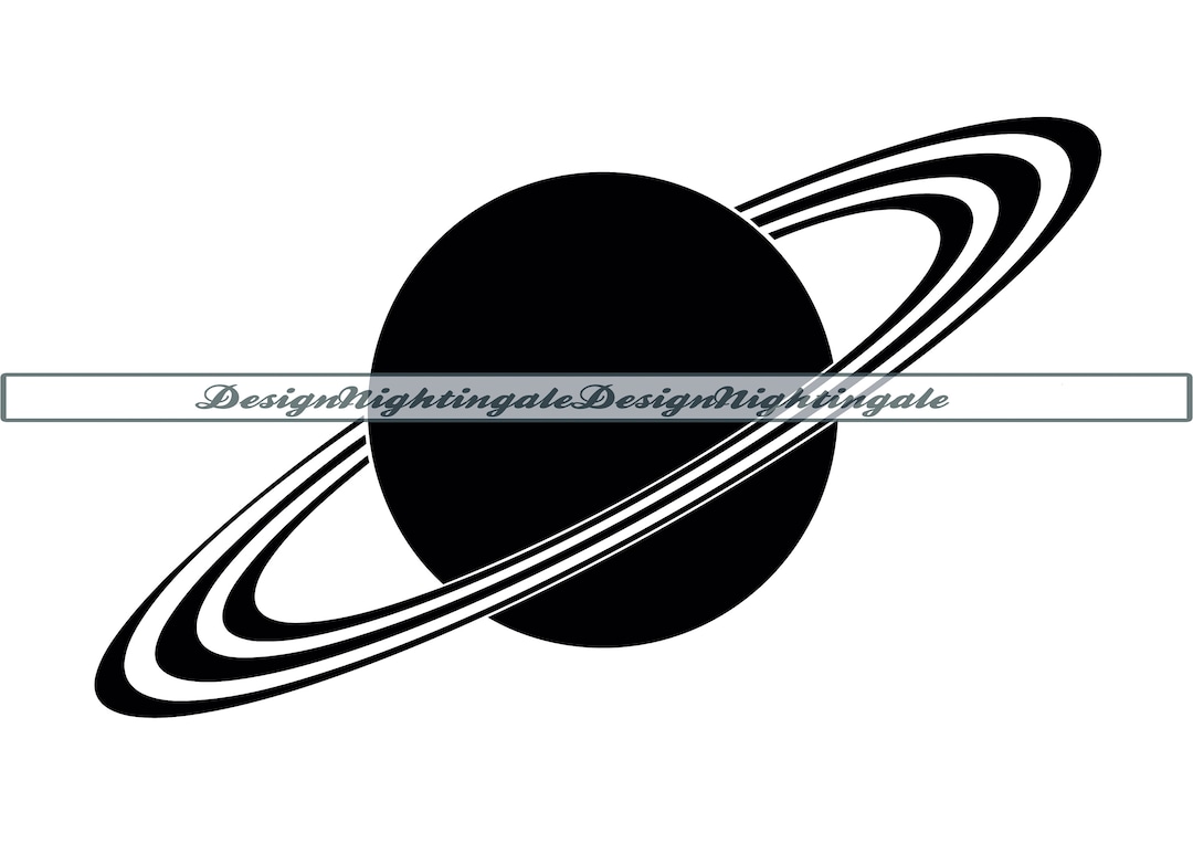Saturn SVG, Planet Svg, Solar System Svg, Saturn Clipart, Saturn Files ...
