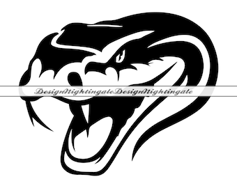 Snake Head Svg Png Dxf Eps Pdf | Vector Graphic Cut File Laser Clip Art ...