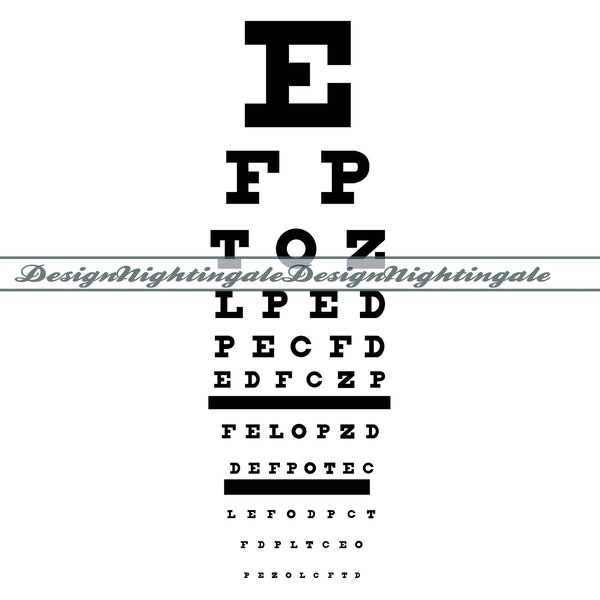 Vintage Eye Chart - Etsy
