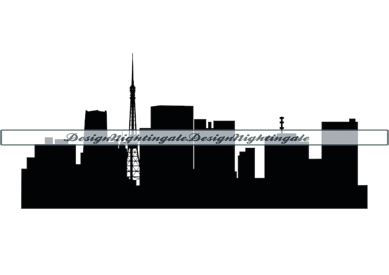 Tokyo Skyline SVG Tokyo Cityscape SVG Tokyo SVG Skyscraper - Etsy